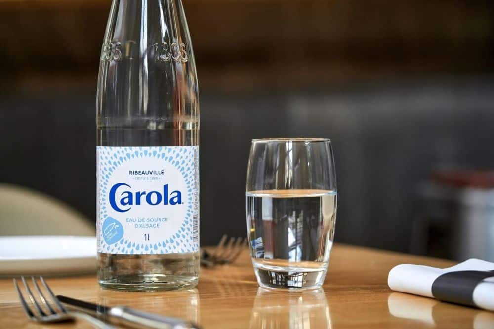 Eau de source ou eau du robinet ? Marque eau Alsace | Carola